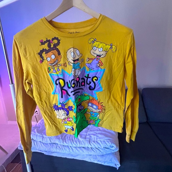 Tops | Yellow Rugrats Teeshirt Long Sleeves | Poshmark